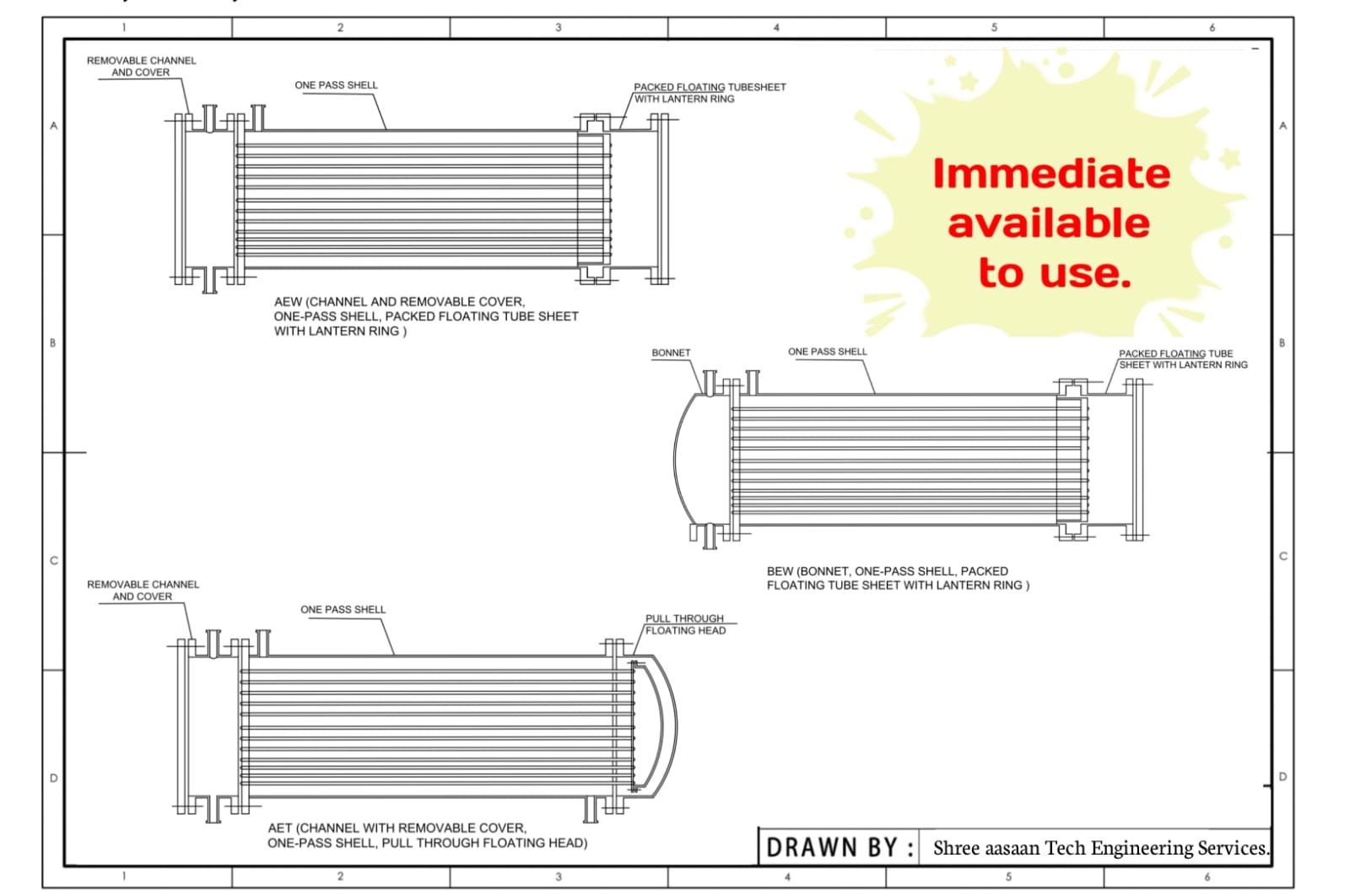 TEMA HEAT EXCHANGER AND THEIR TYPES – Shree aasaan Tech